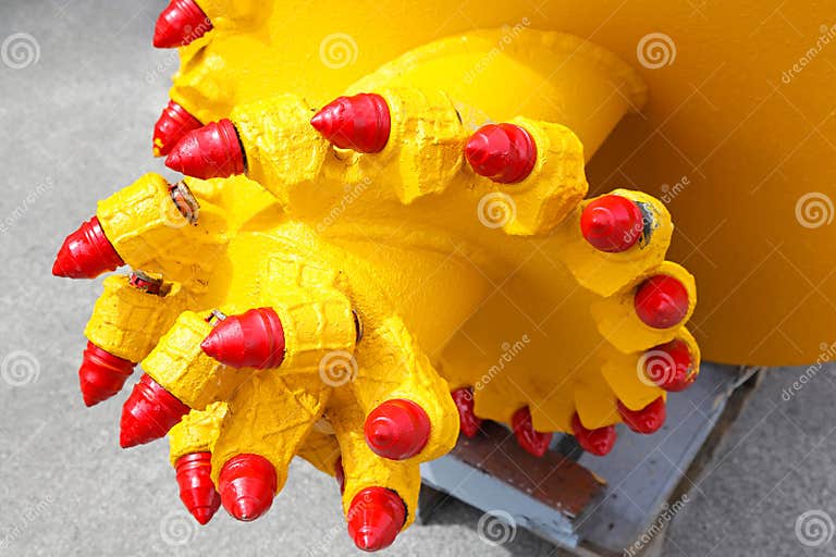 Mining drill head stock photo. Image of machinery, attachment - 26211582