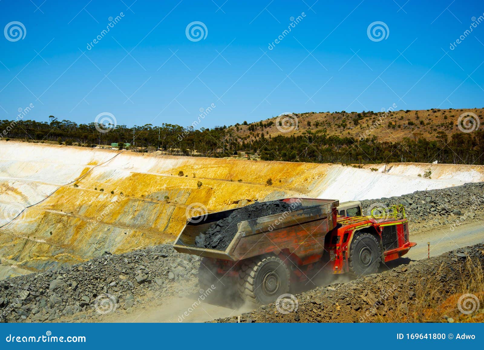Mining Dump Truck Maintenance Stock Image | CartoonDealer.com #112312057