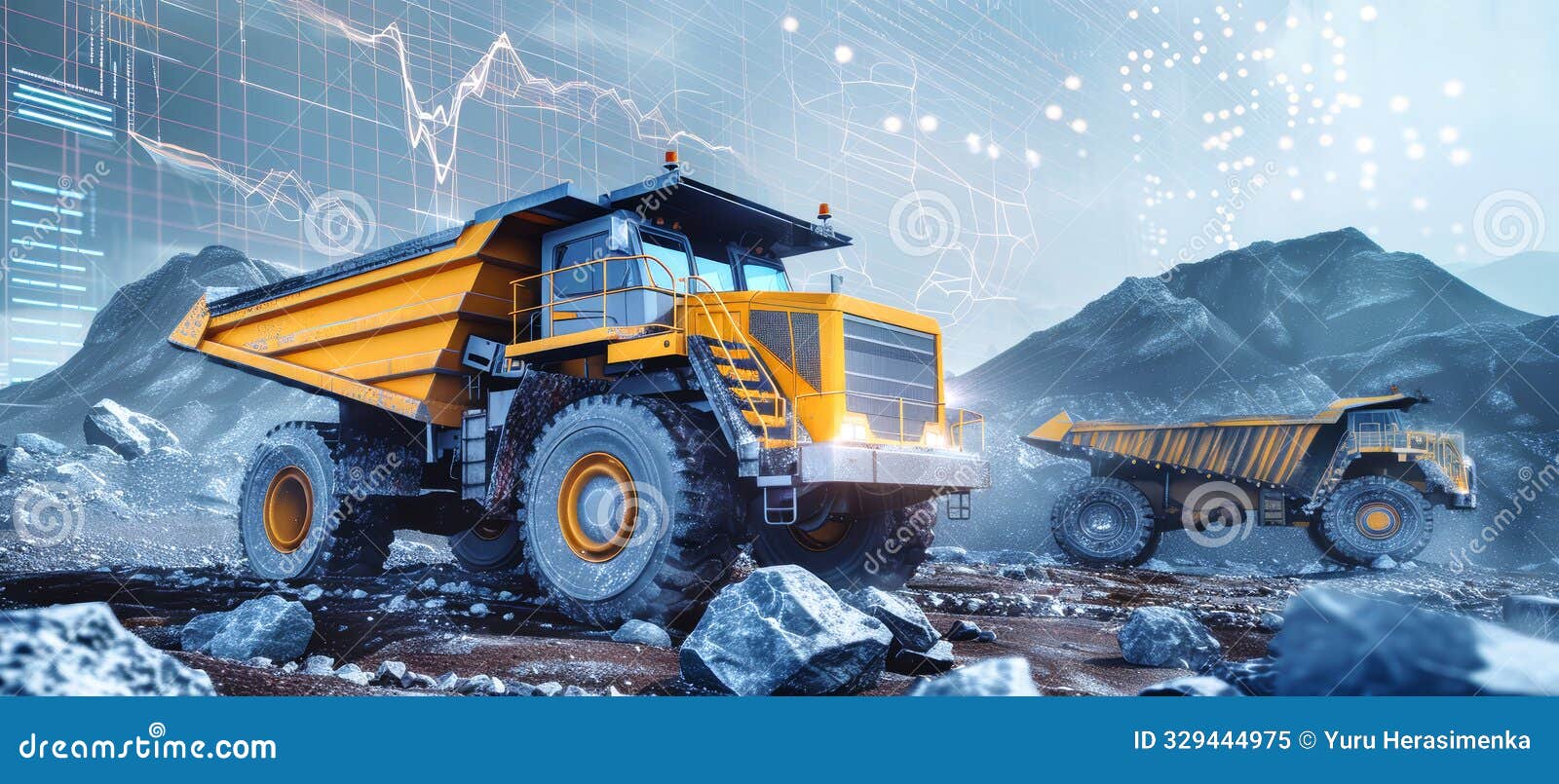 Dynamic Dump Hopper Icon For Waste Collection Vector Illustration ...