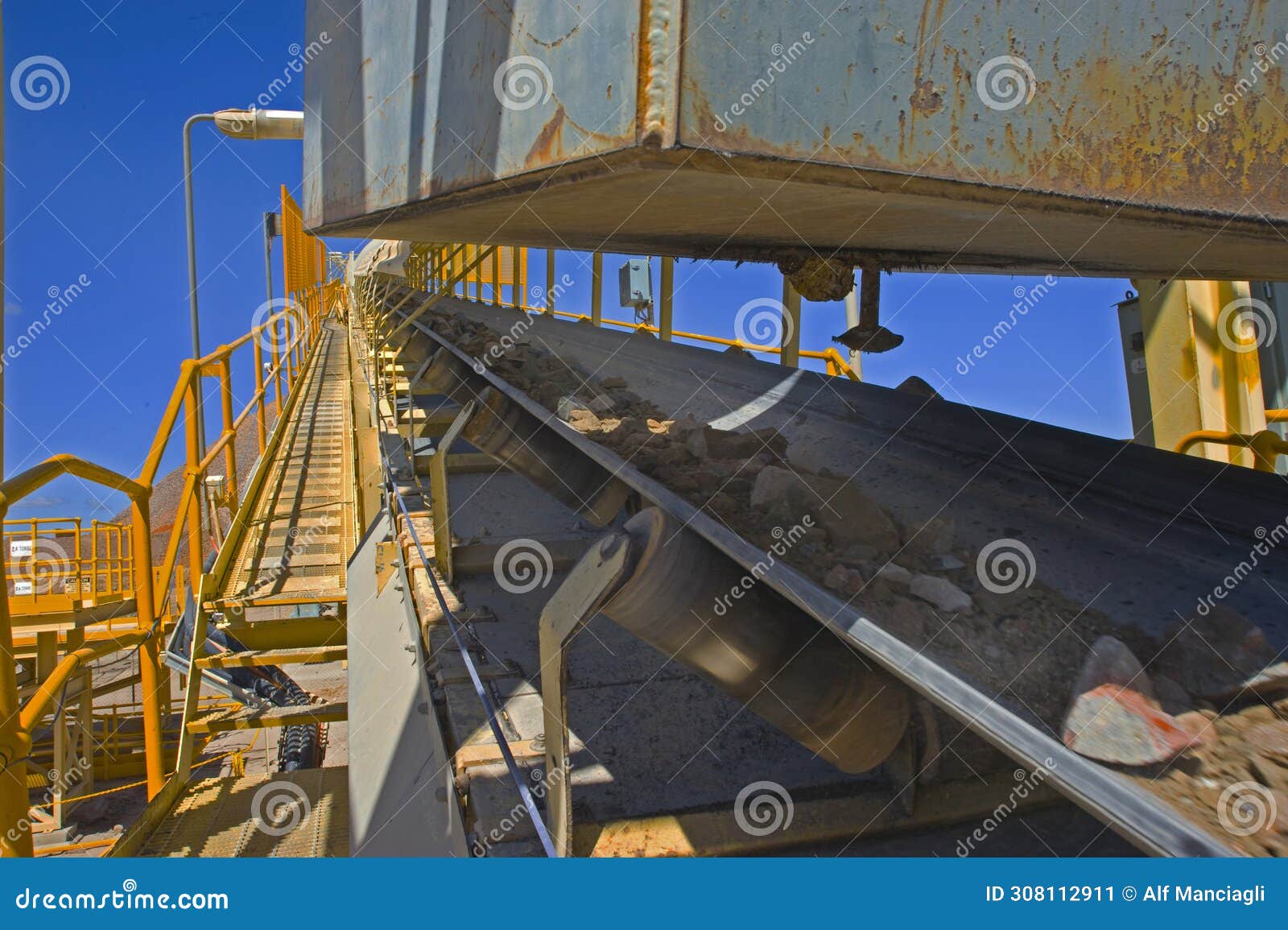 Mining elevator. stock image. Image of powerful, elevator - 308112911