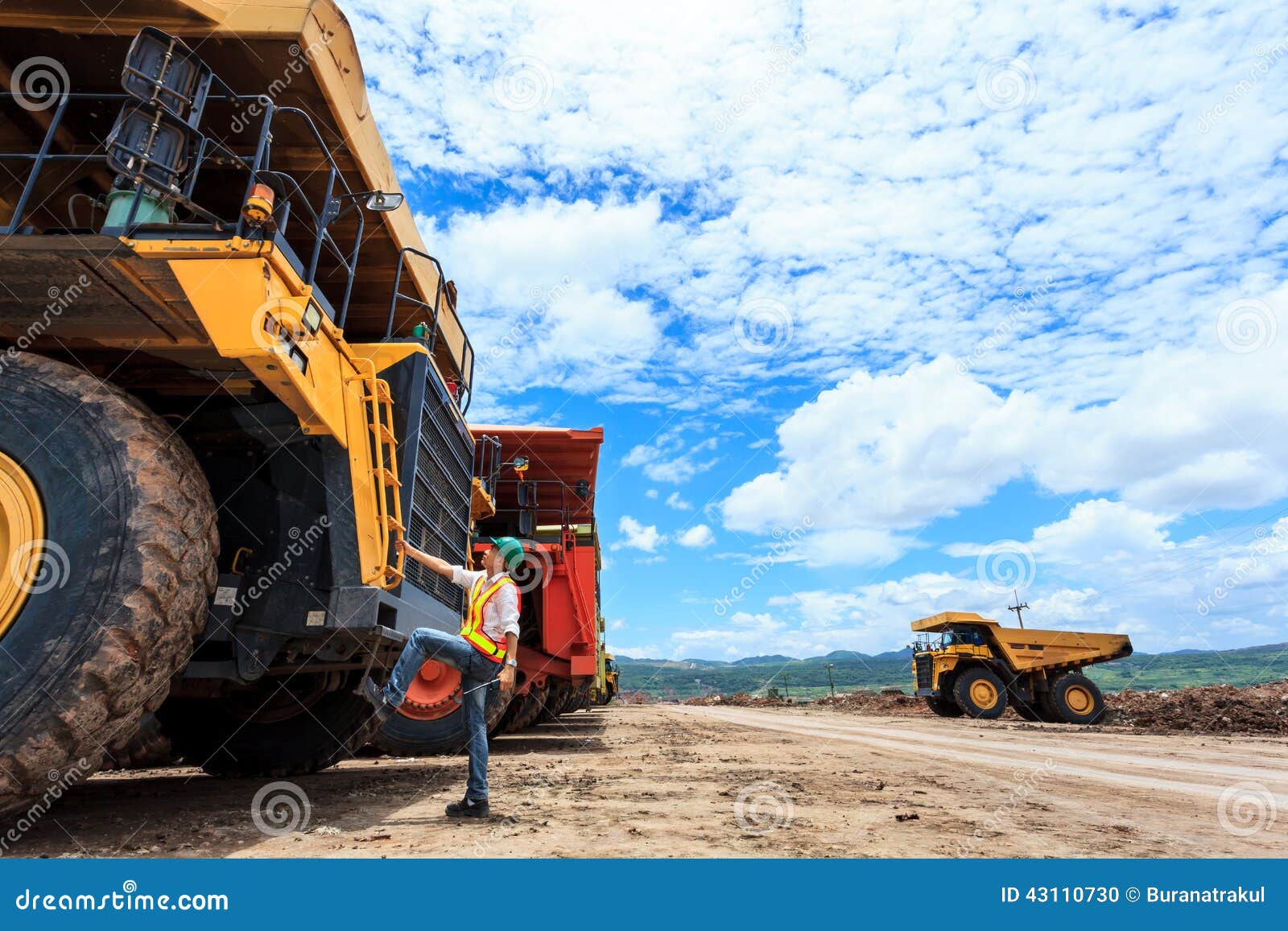 Mining engineer stock photo. Image of machinery, coal - 43110730