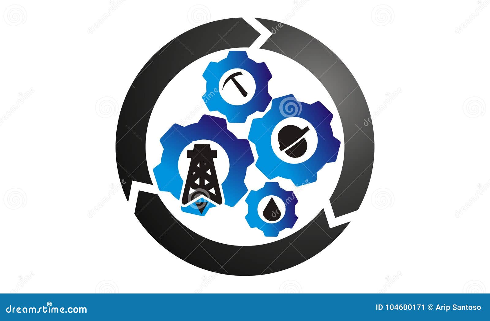 Mining Engineering Solution Stock Vector - Illustration of clean ...