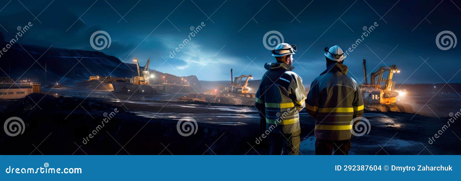 Mining Engineers and Geologists Studying Rock Formations, Conducting ...
