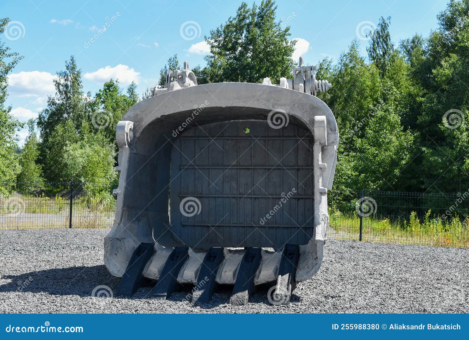 Mining Equipment Bucket, Close-up Stock Photo - Image of machine ...