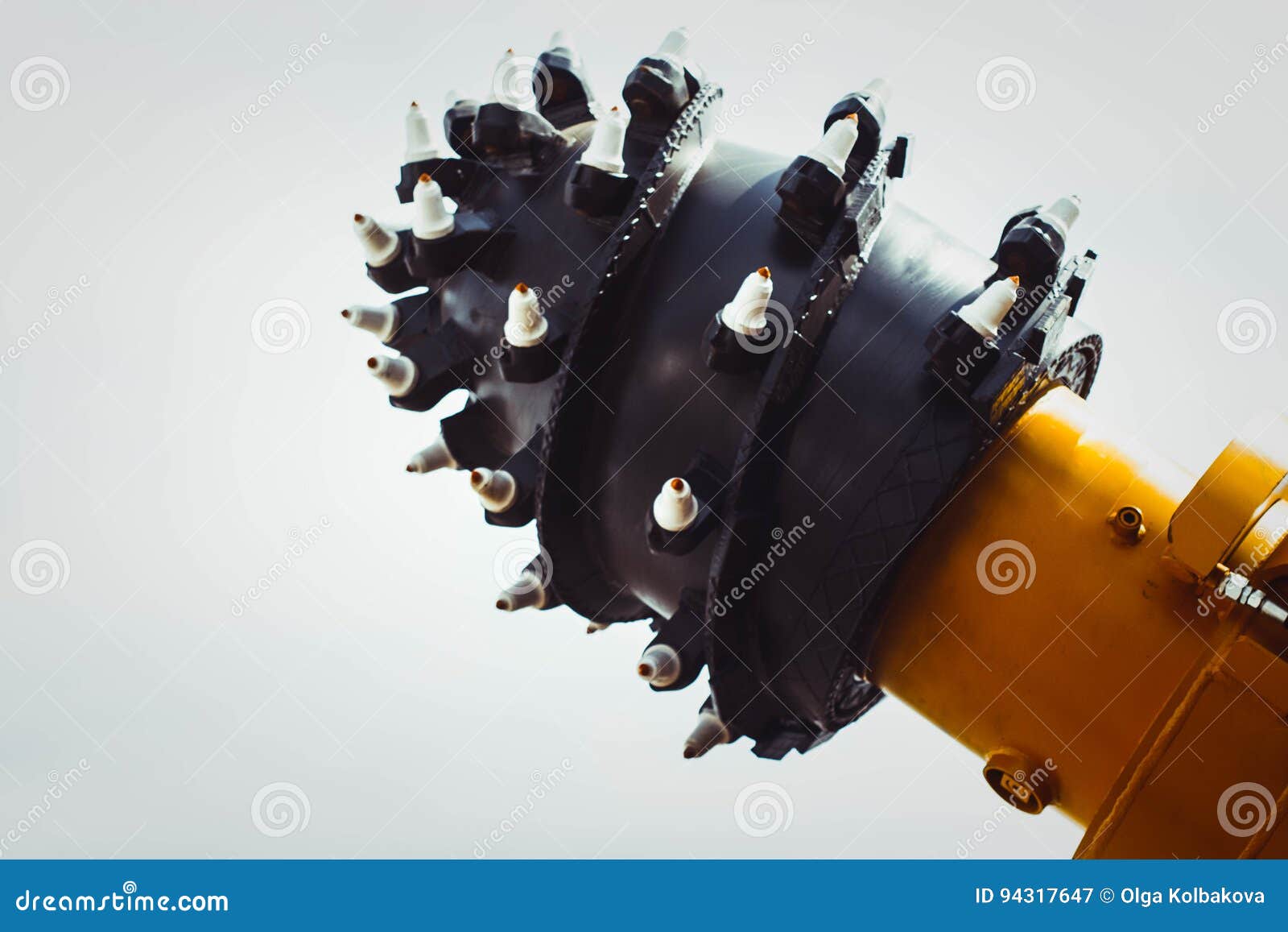 A Tracked Auger Piling Rig, A Mobile Crane And An Excavator At The ...