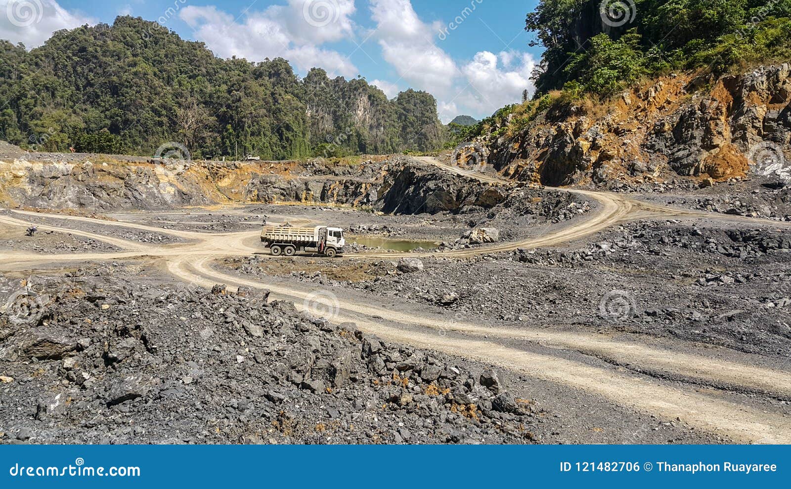 Mining is the Extraction of Valuable Minerals from the Earth. Stock ...