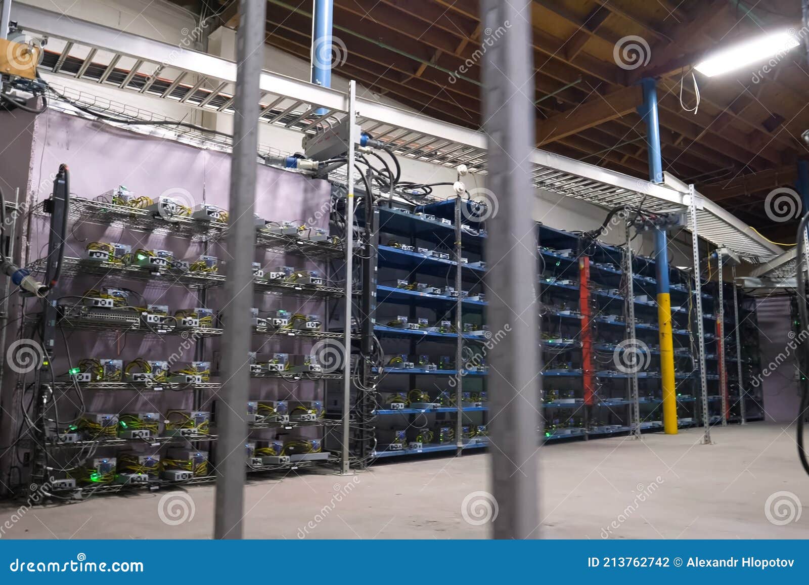 Mining Farm, Video Cards and Asiki Mining Farm Stock Photo - Image of ...