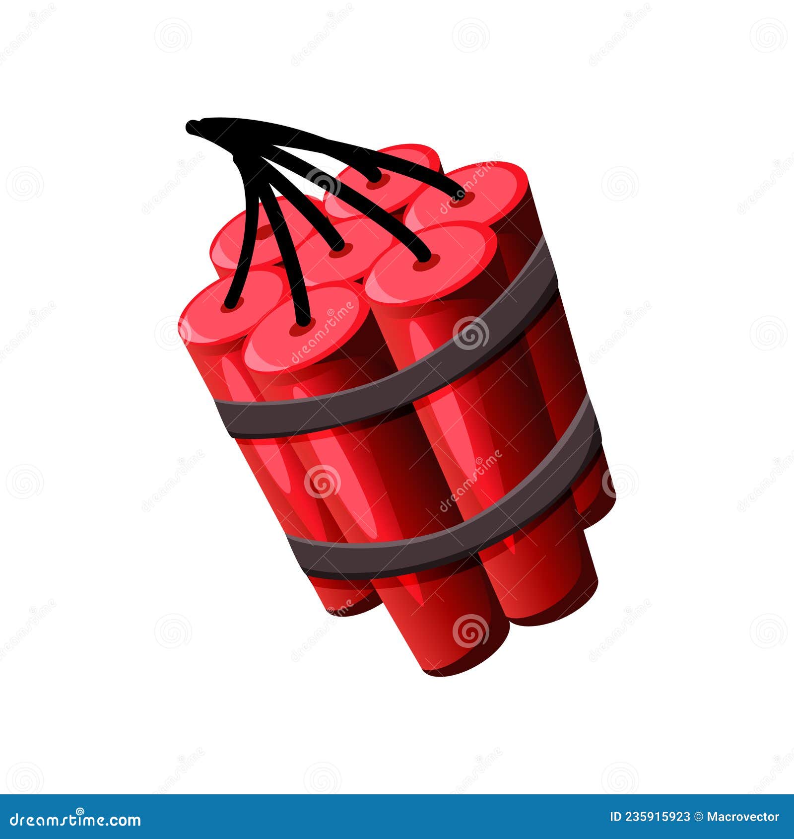 Dynamite Bomb Game Composition Stock Vector - Illustration of ...