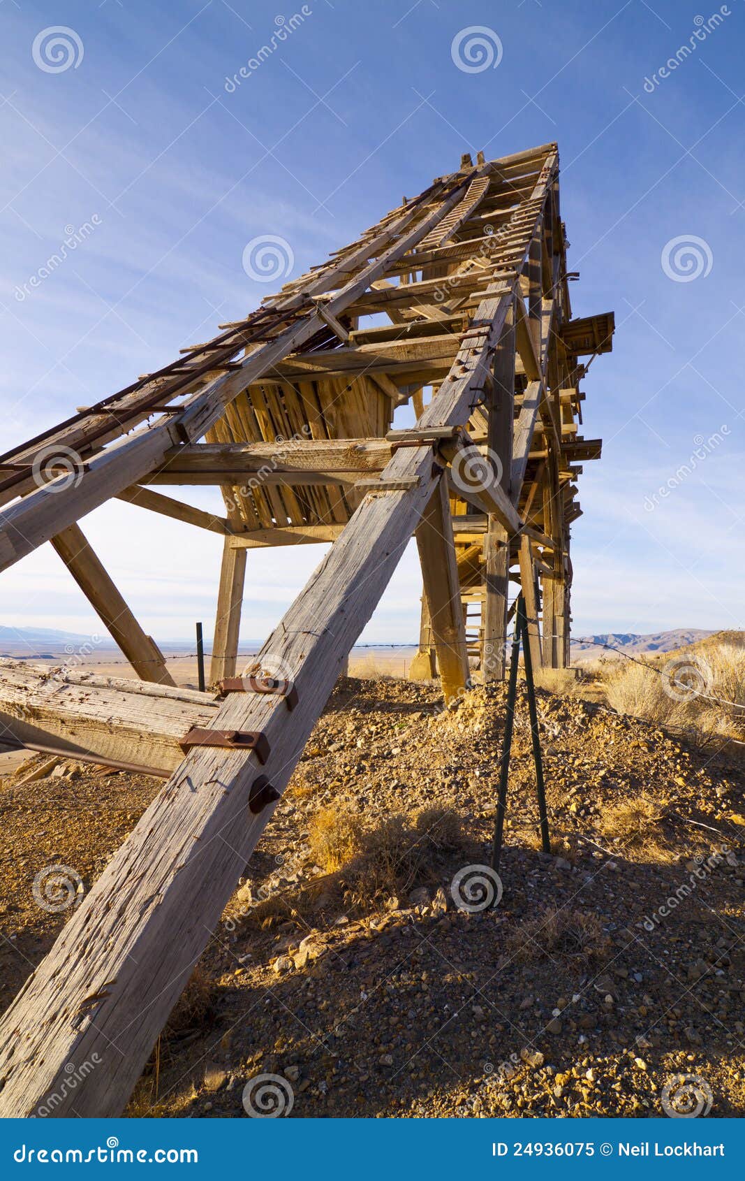 Mining Headframe stock image. Image of hoist, work, outdoors - 24936075