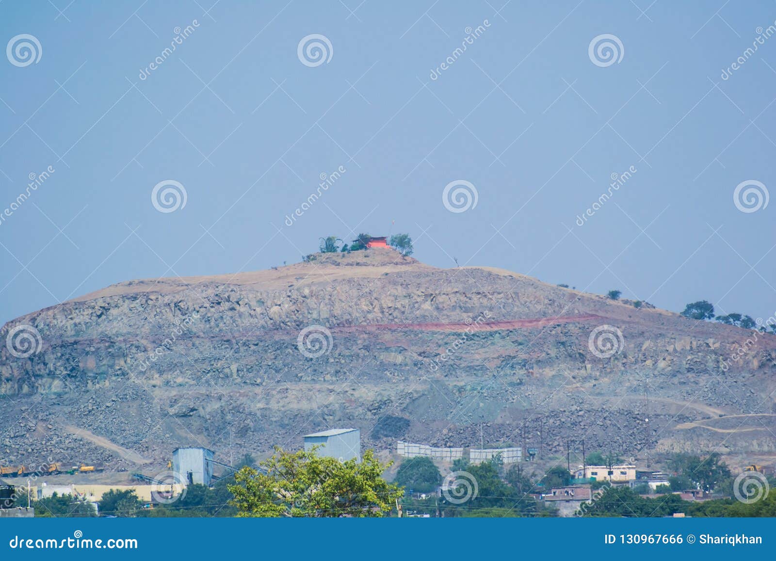 Mining on the hill stock photo. Image of stone, ecological - 130967666