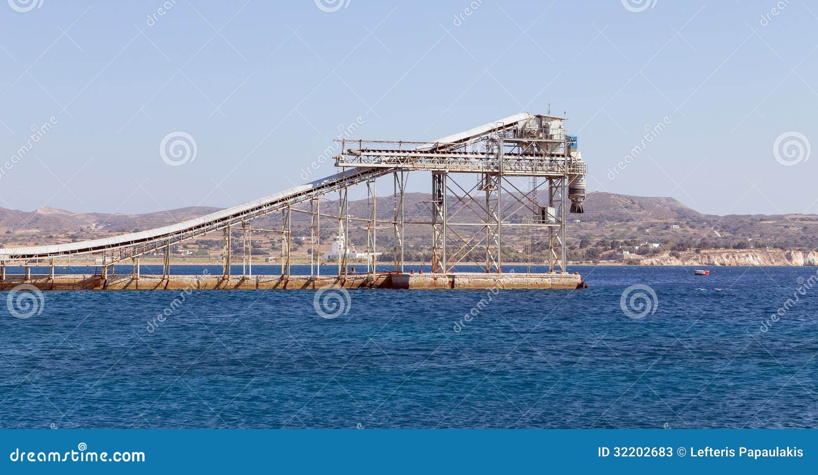 Mining Industry Port Facility Stock Image - Image of construction ...