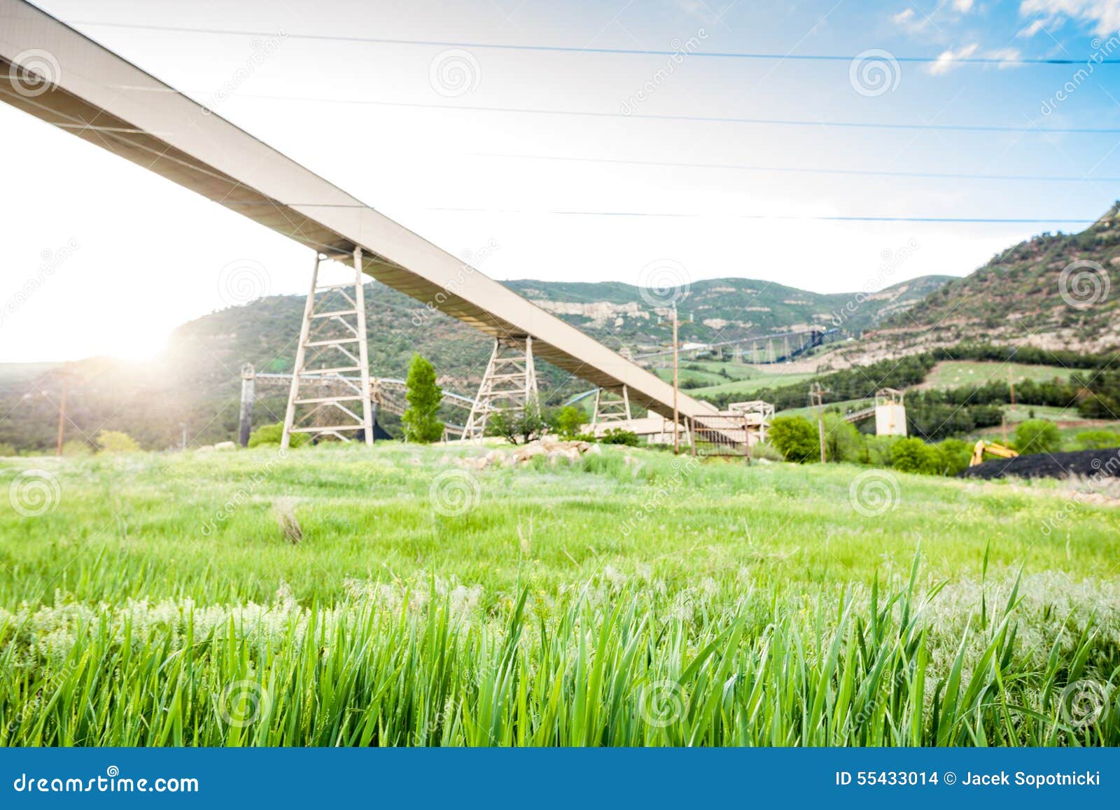 Mining infrastructure stock photo. Image of earth, gold - 55433014