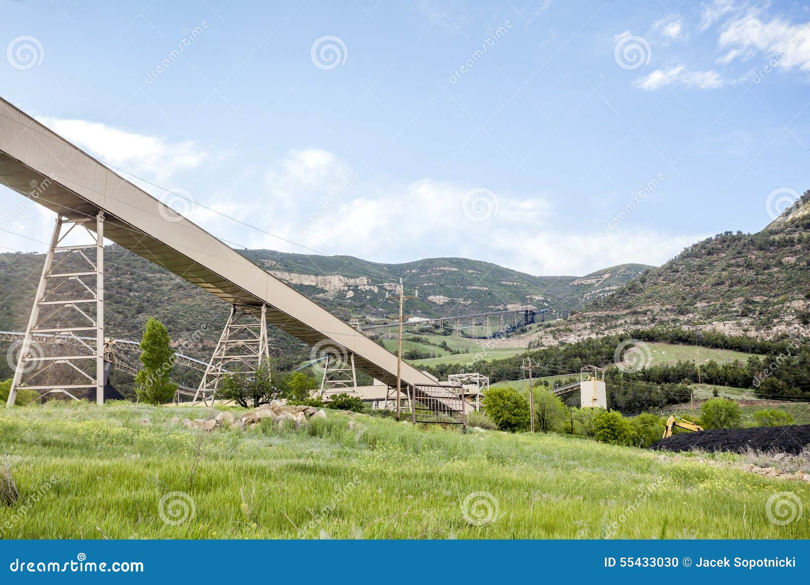 Mining infrastructure stock photo. Image of machine, loader - 55433030