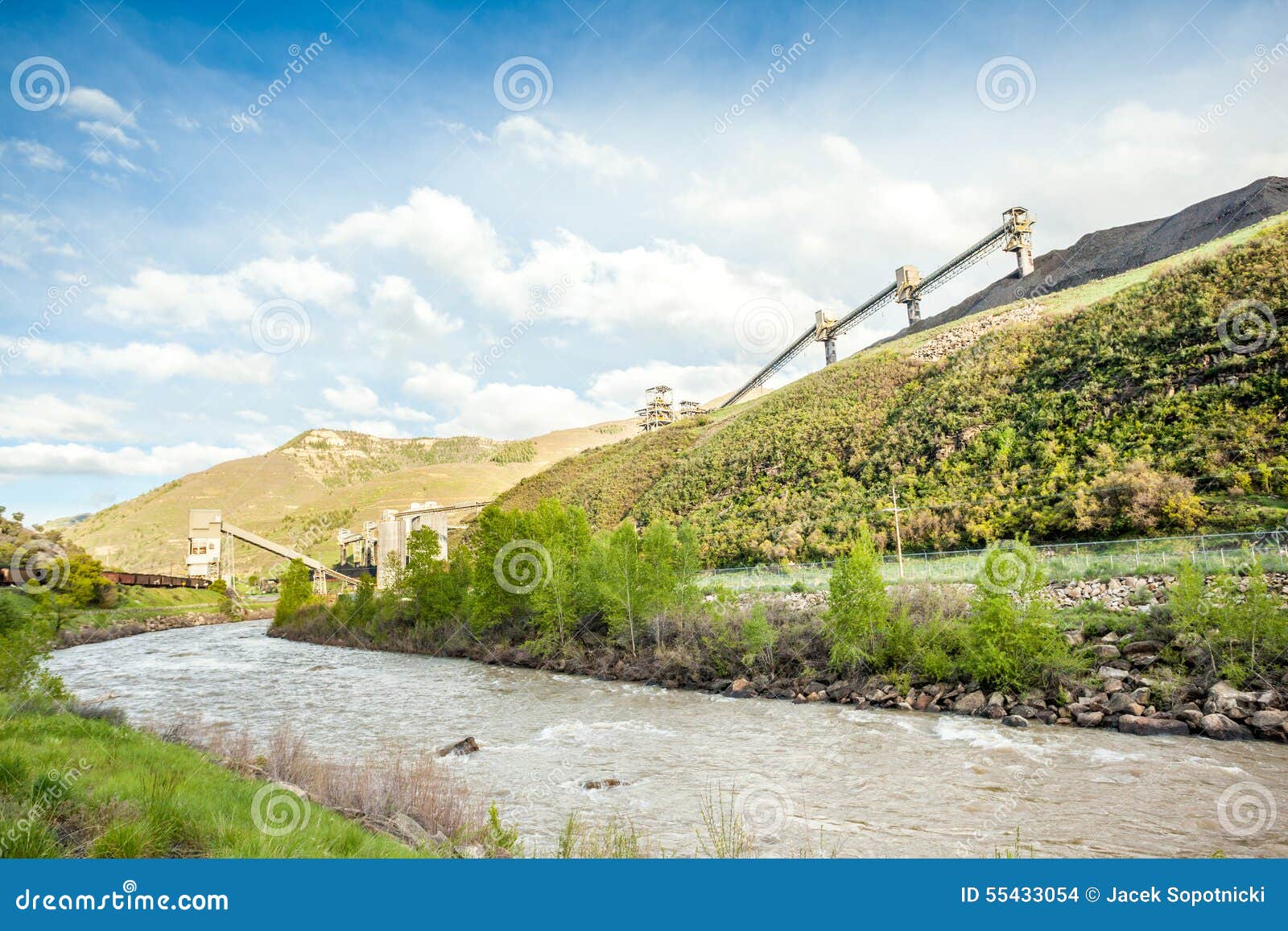 Mining infrastructure stock photo. Image of rock, gold - 55433054