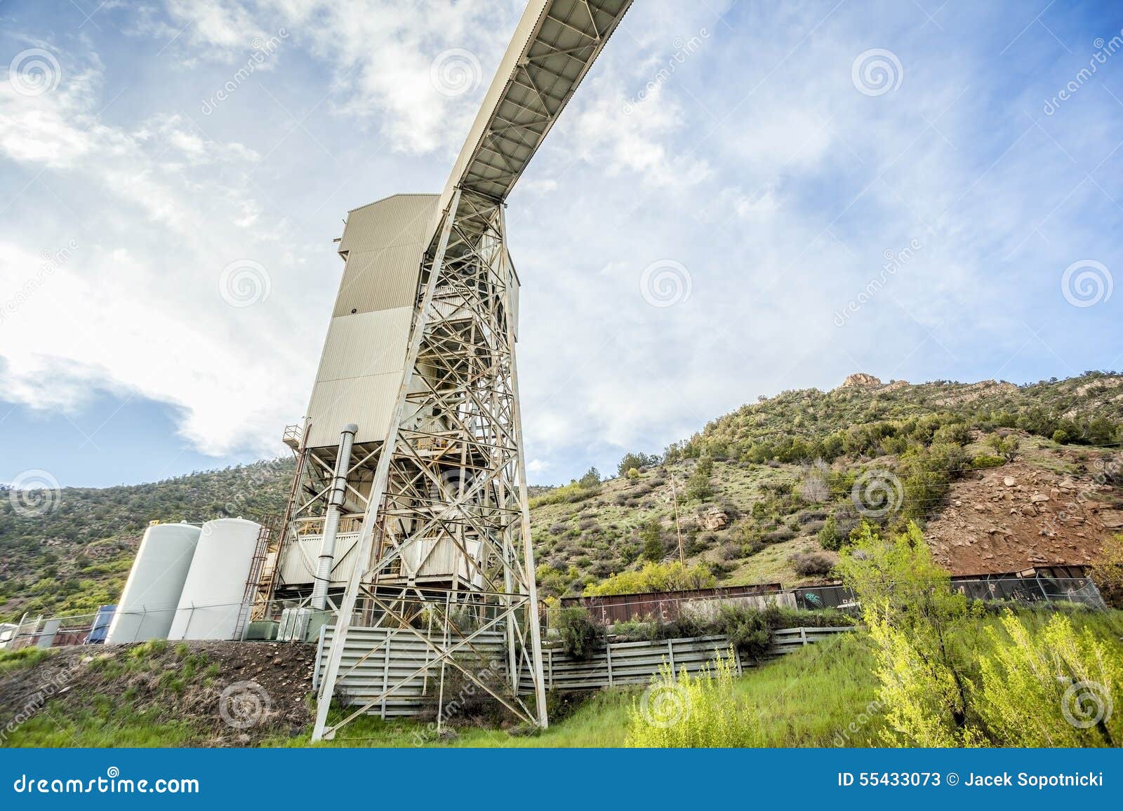 Mining infrastructure stock image. Image of fuel, excavator - 55433073