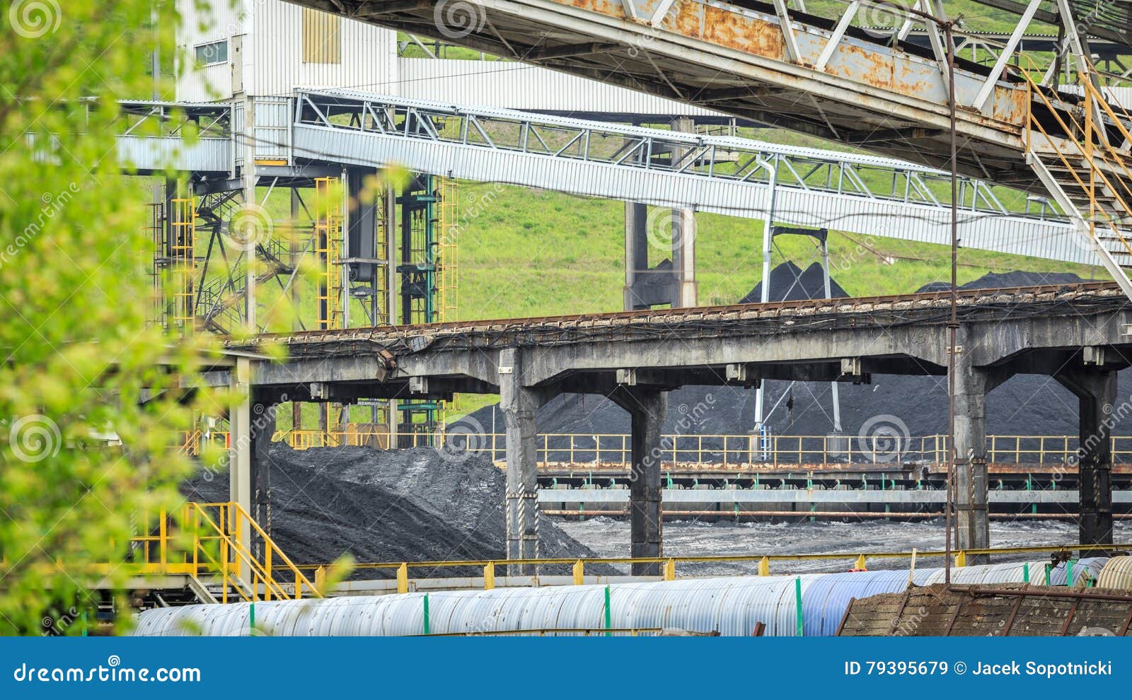 Mining Infrastructure in Silesia, Poland Stock Image - Image of plant ...