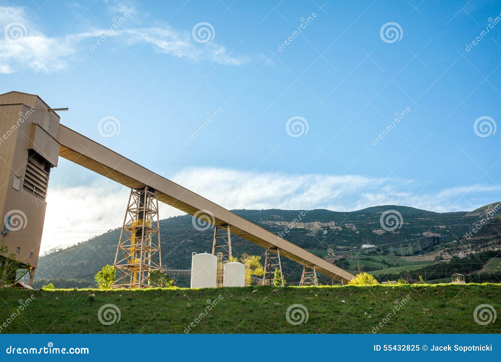 Mining infrustructure stock image. Image of excavator - 55432825