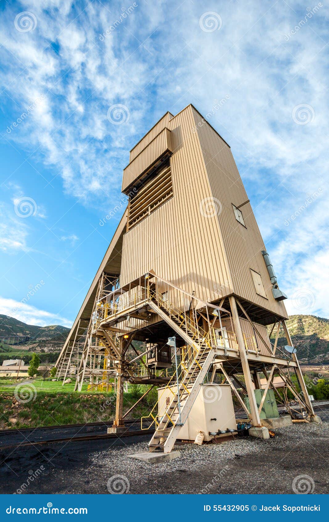 Mining infrustructure stock image. Image of equipment - 55432905
