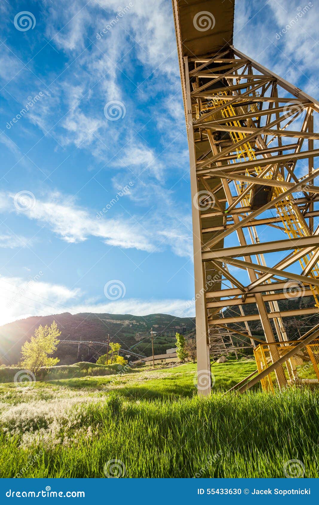 Mining infrustructure stock photo. Image of grass, mining - 55433630