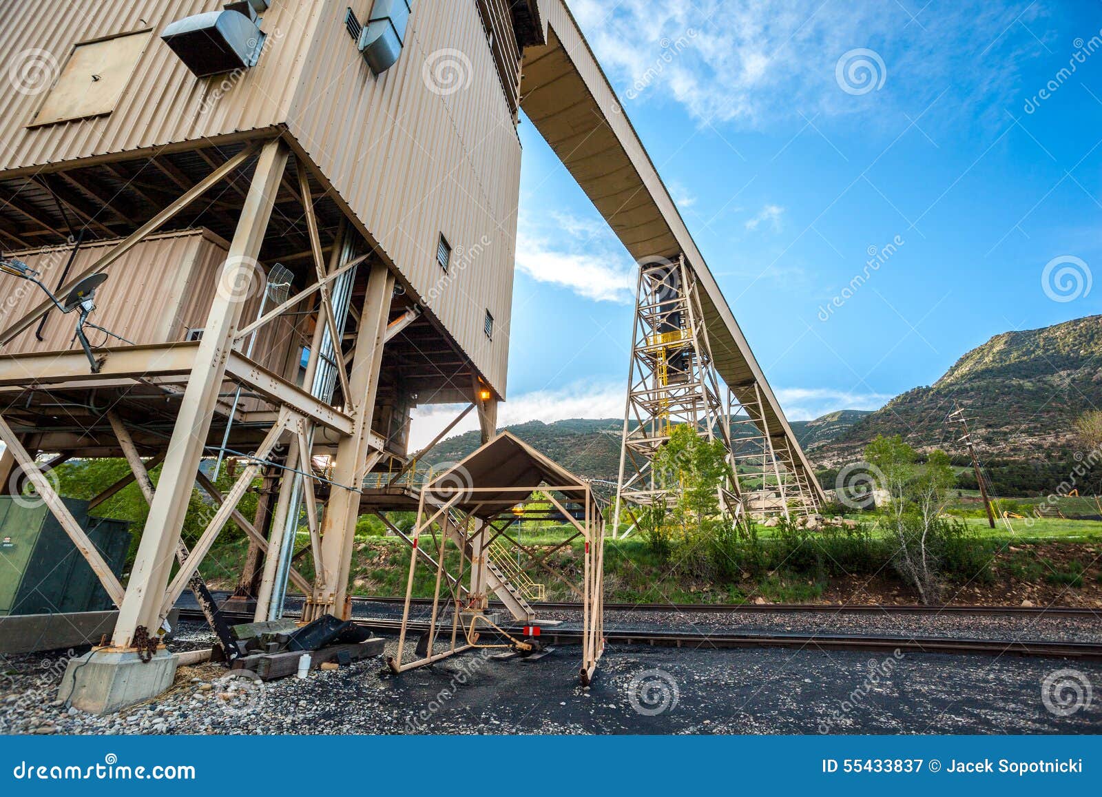 Mining infrustructure stock image. Image of road, belt - 55433837