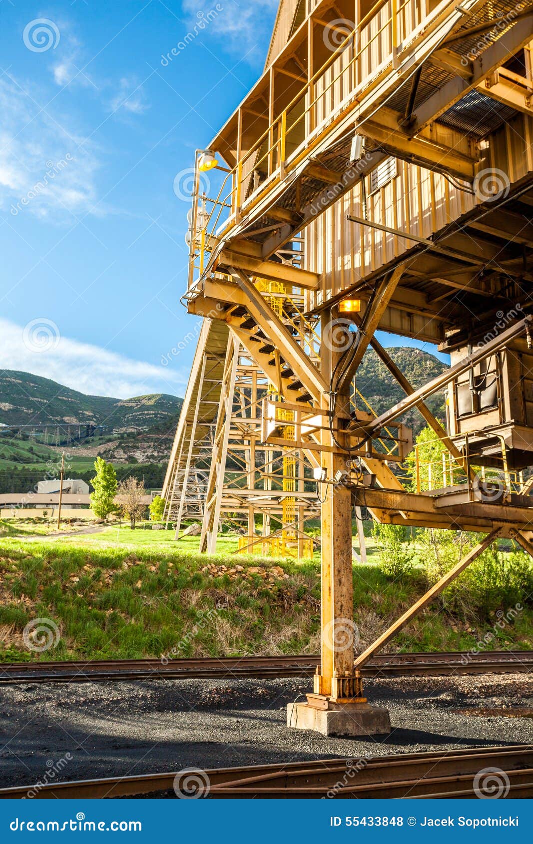 Mining infrustructure stock photo. Image of green, infrastructure ...