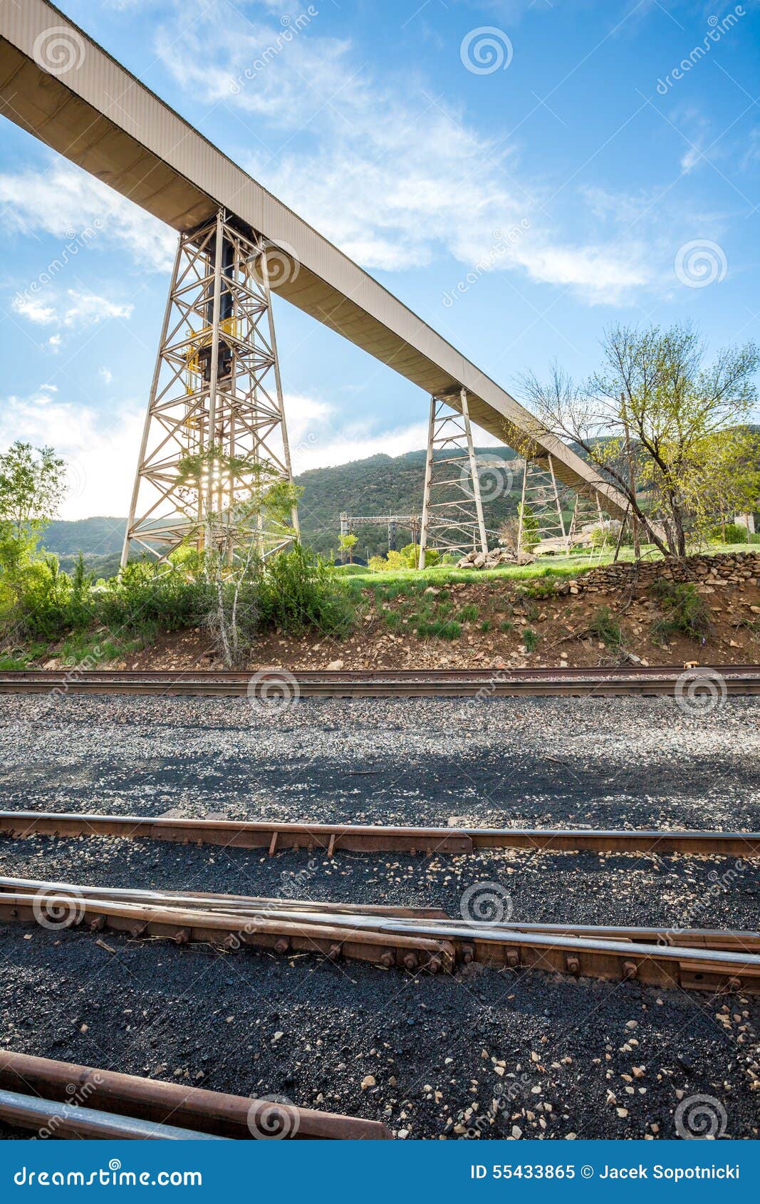 Mining infrustructure stock image. Image of green, nature - 55433865