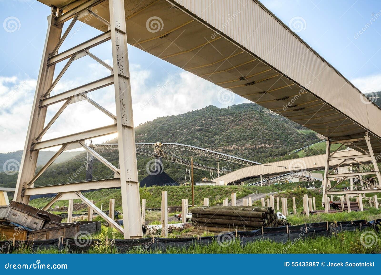 Mining infrustructure stock image. Image of loader, colorado - 55433887