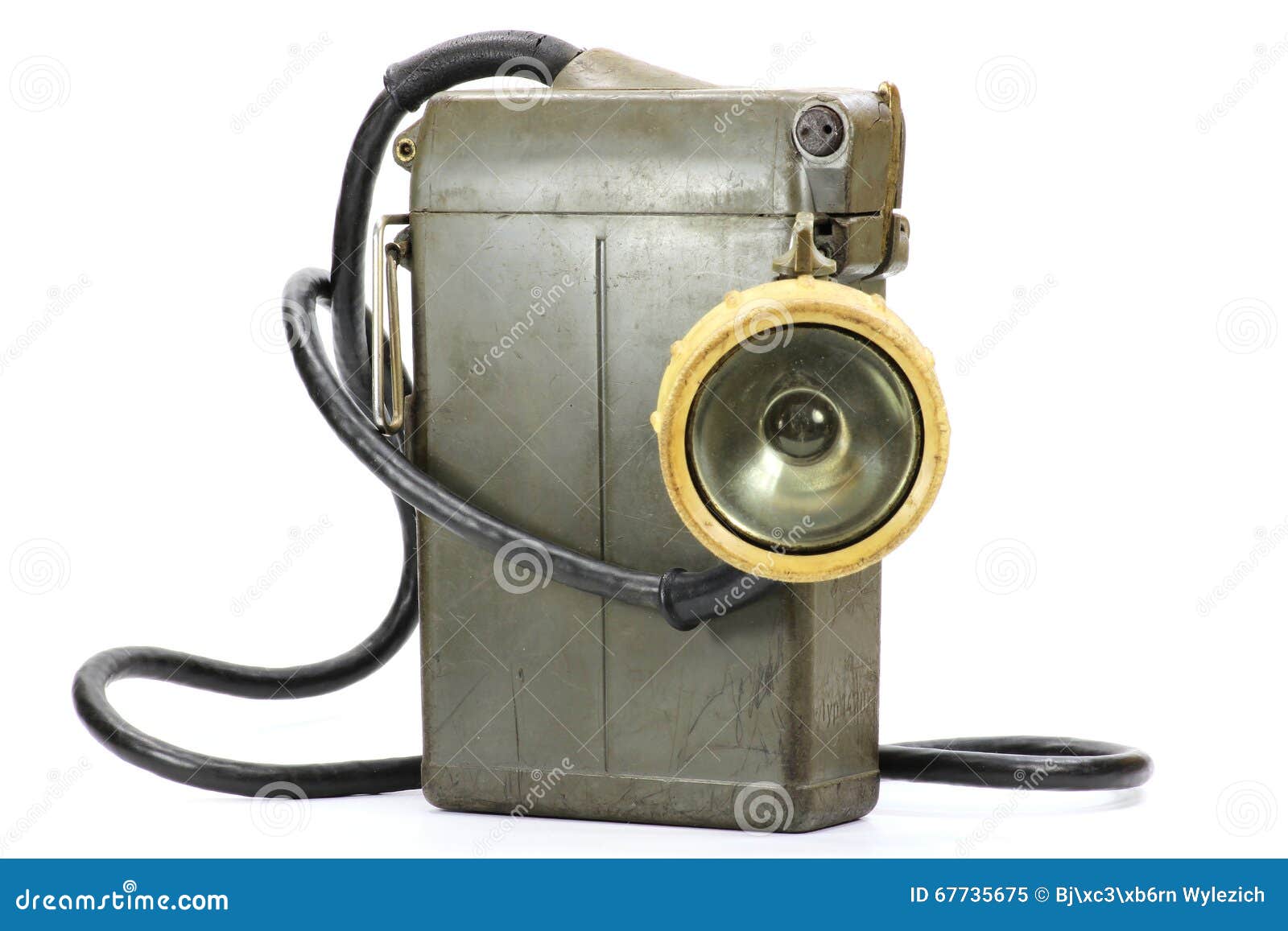 Mining lamp stock image. Image of subvention, light, deposit - 67735675