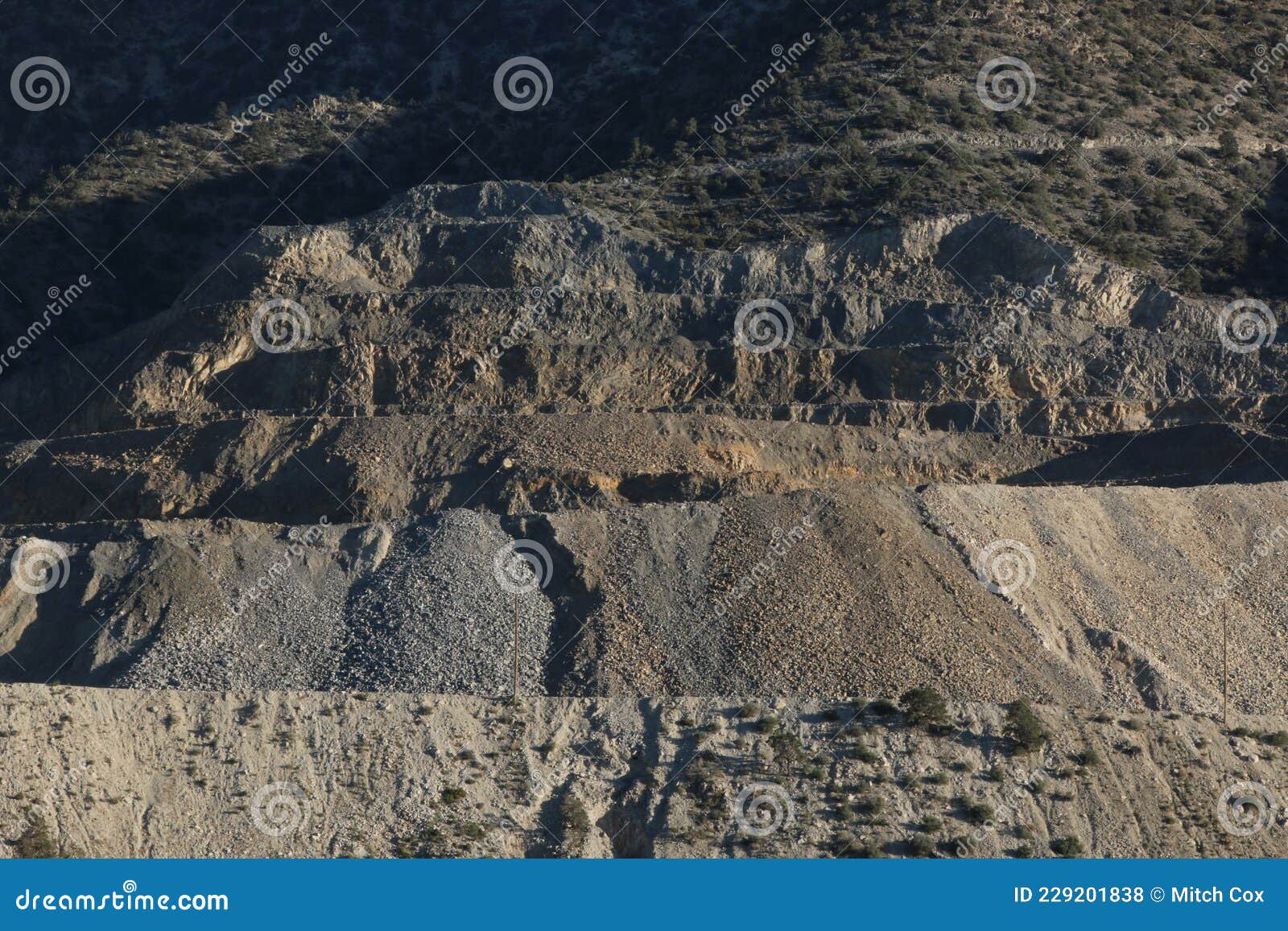 Mining stock photo. Image of layers, wilderness, soil - 229201838
