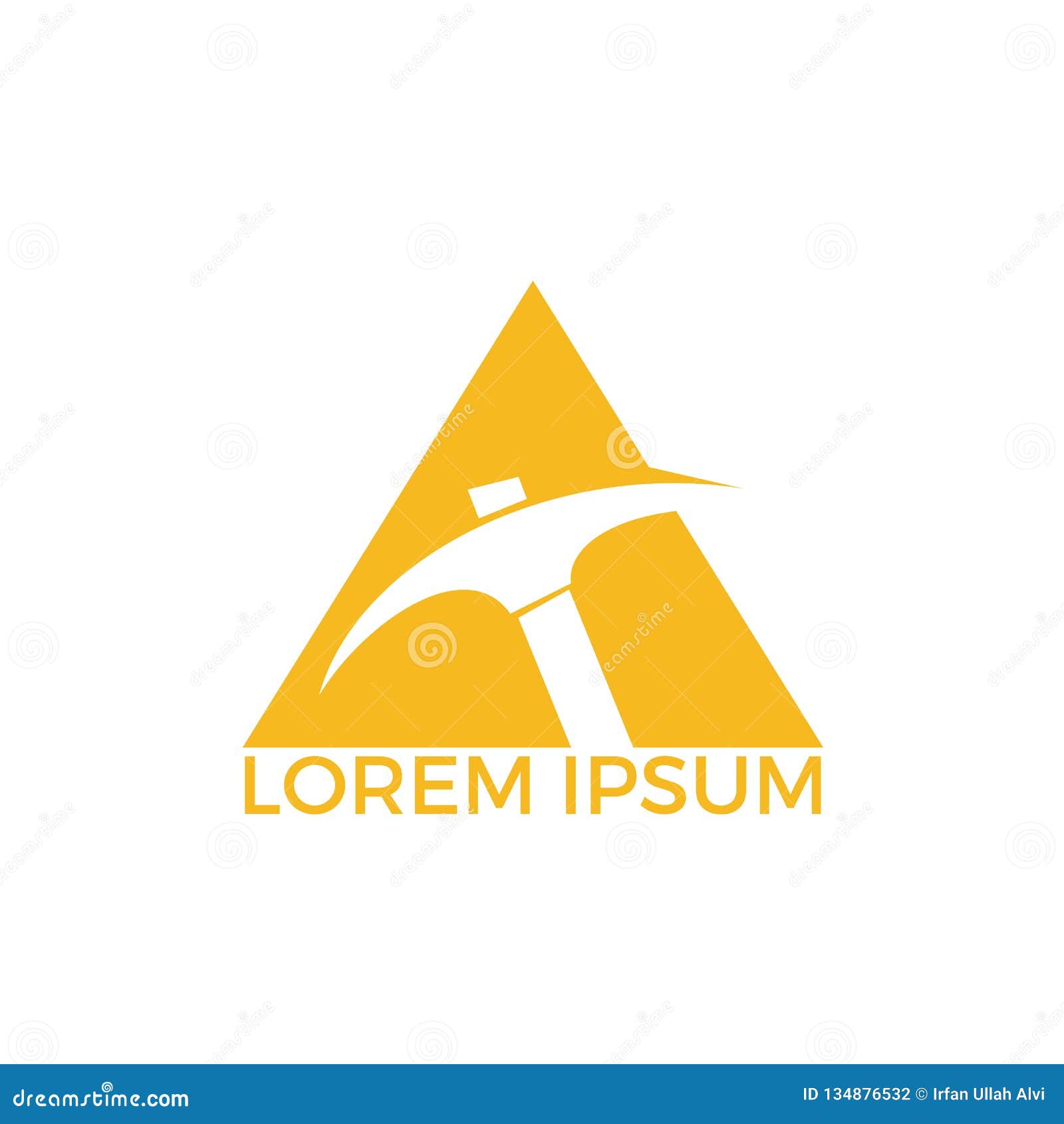 Mining Logo Design. Mine Tool Vector Logo Design. Stock Vector ...