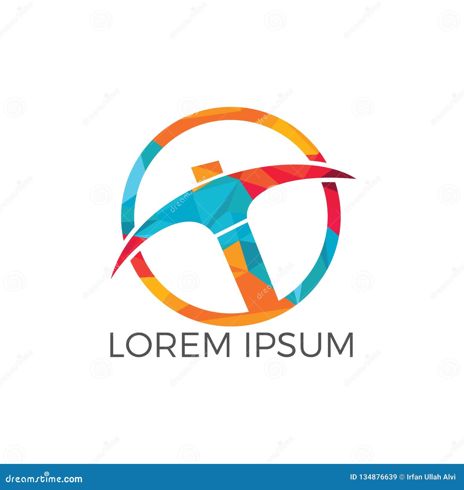 Mining Logo Design. Mine Tool Vector Logo Design. Stock Vector ...