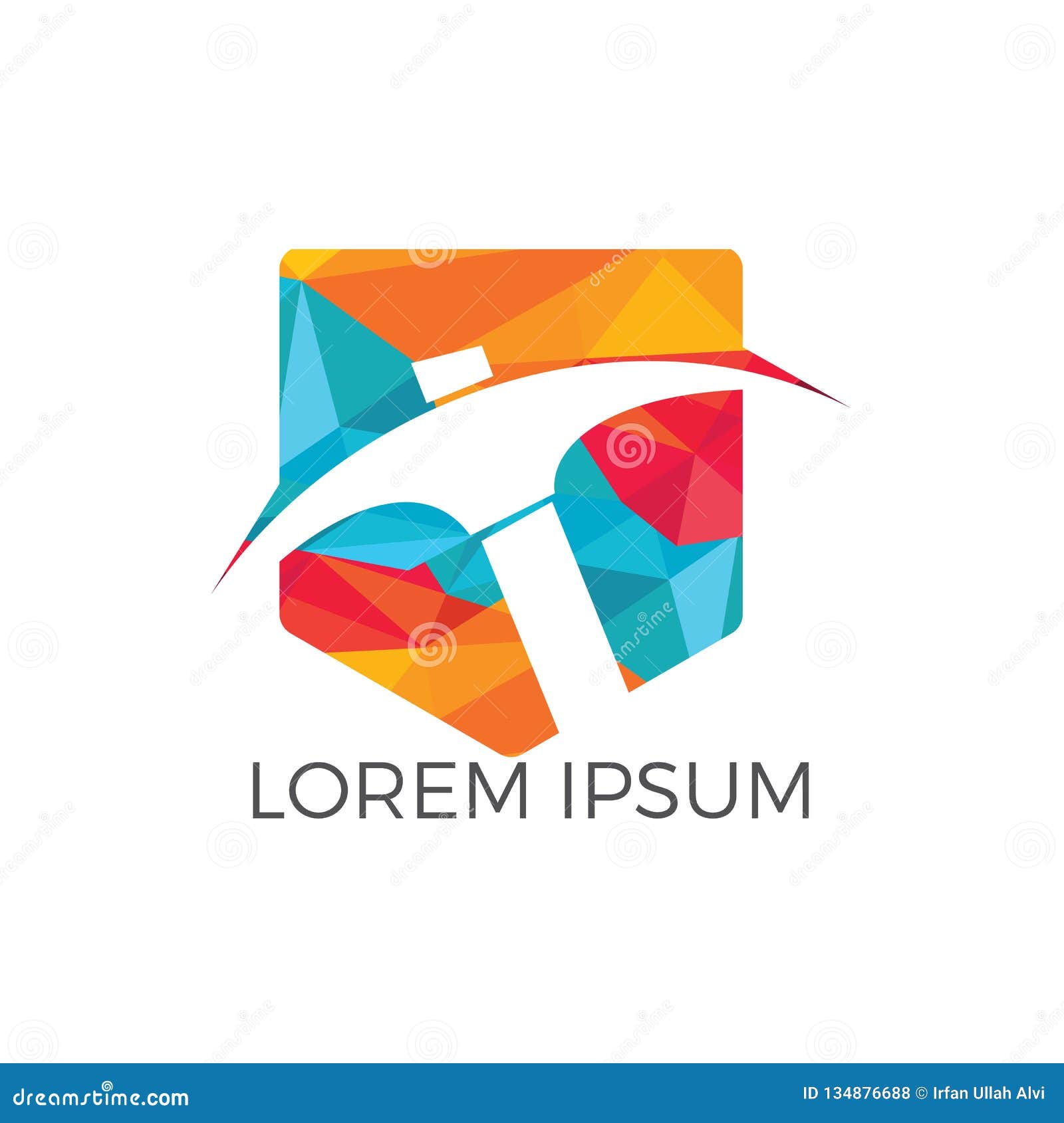 Mining Logo Design. Mine Tool Vector Logo Design. Stock Vector ...