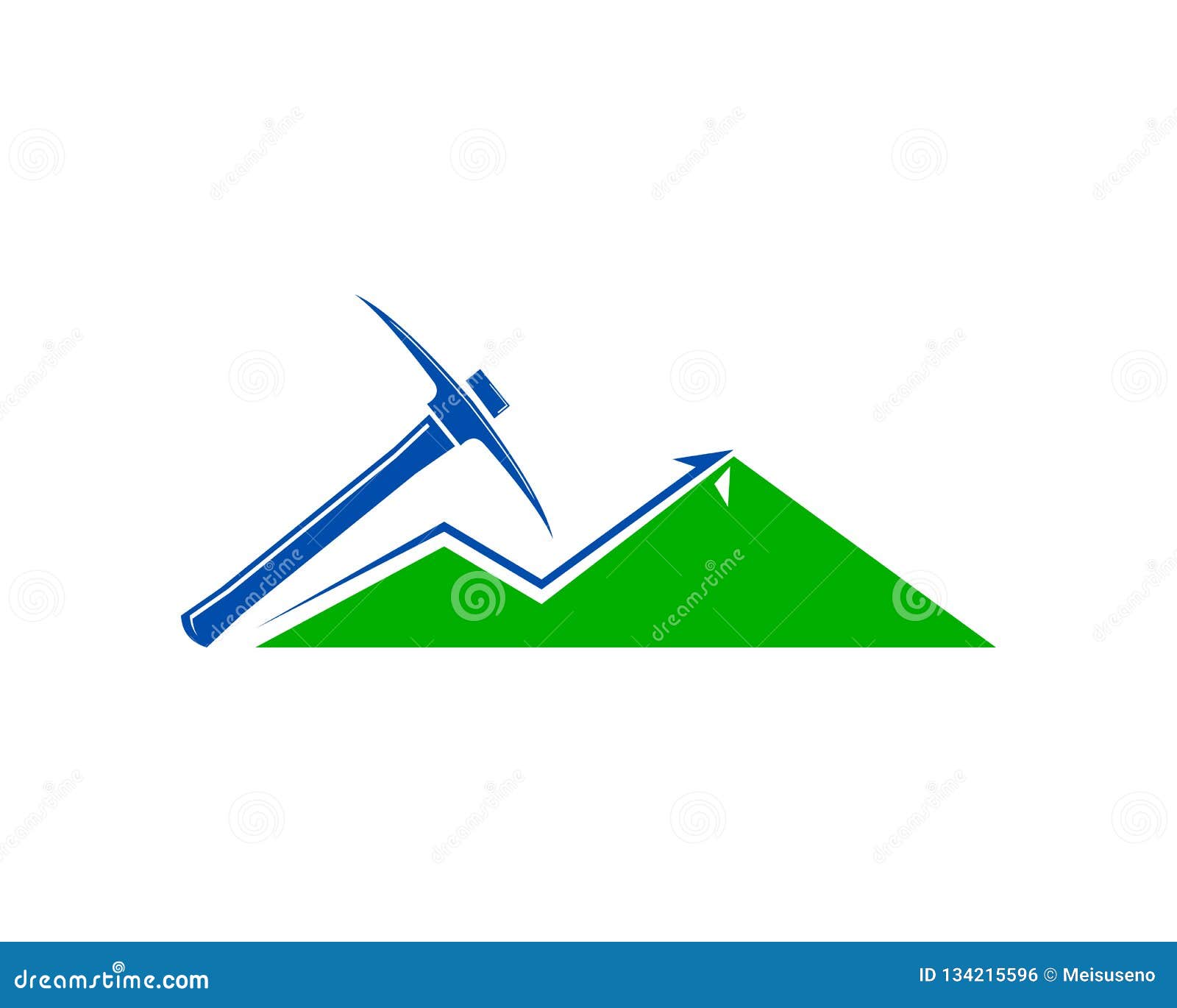 Mining Logo Design Template, Vector Illustration Stock Vector ...