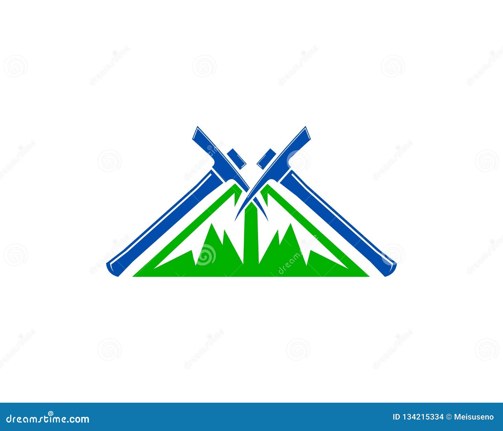 Mining Logo Design Template, Vector Illustration Stock Vector ...