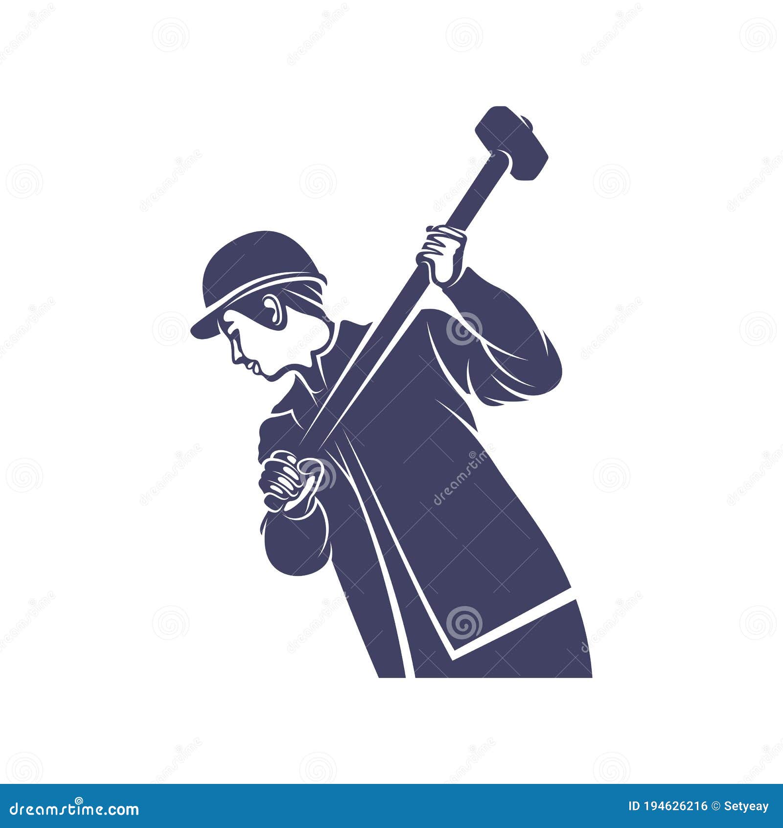 Mining Logo Template. Stylish Vector Illustration Stock Vector ...