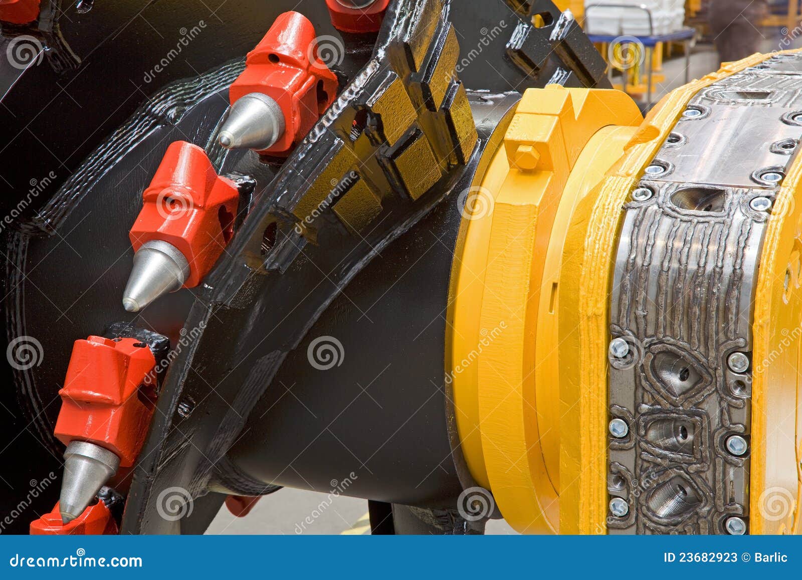 Mining machine stock image. Image of hole, machinery - 23682923