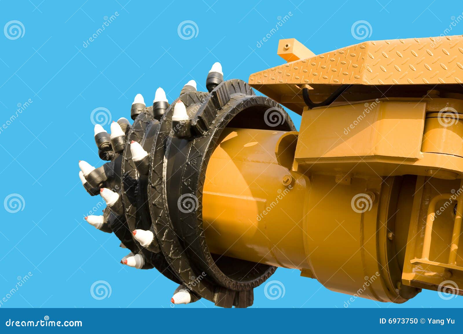 Mining machine stock photo. Image of digger, instrument - 6973750