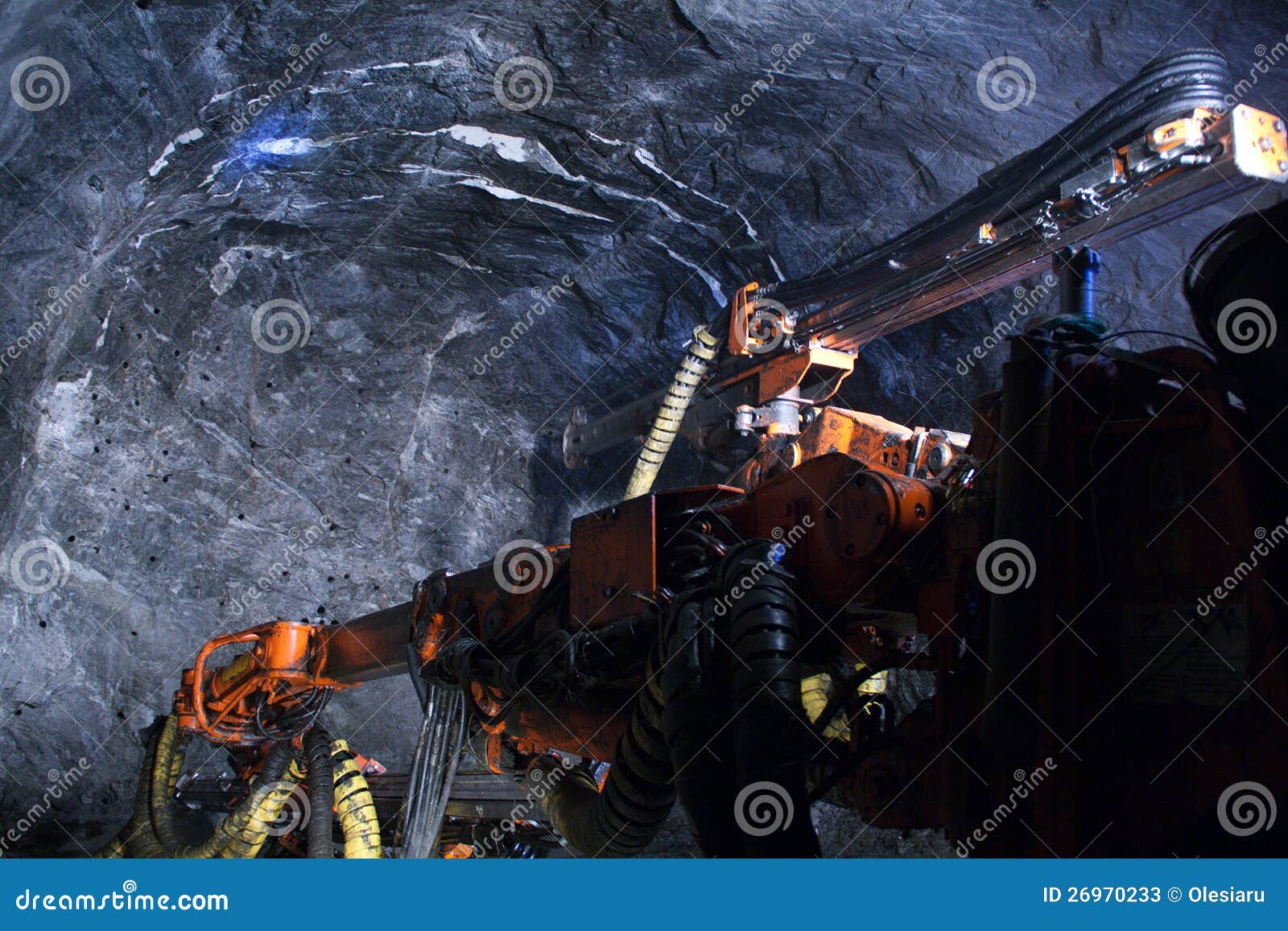 Mining Machine In Mine Stock Image | CartoonDealer.com #17749999