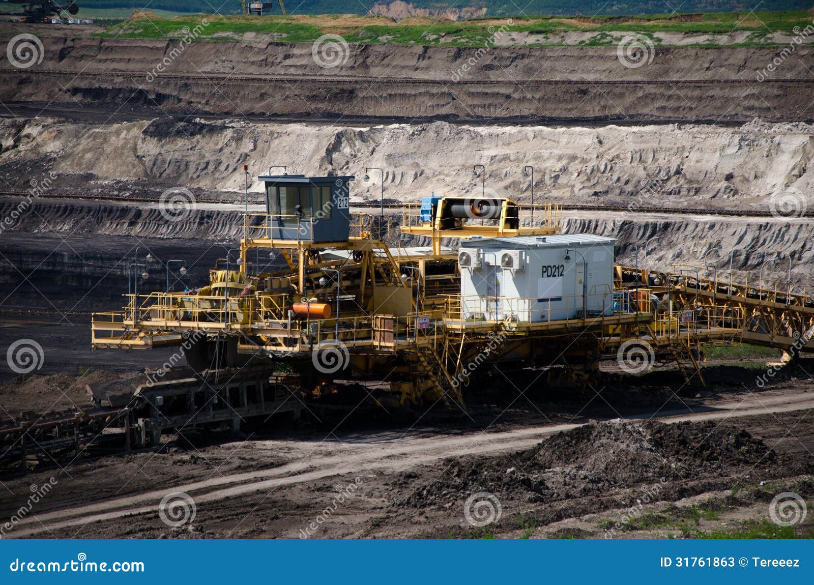 Mining machine stock image. Image of coal, heavy, excavator - 31761863