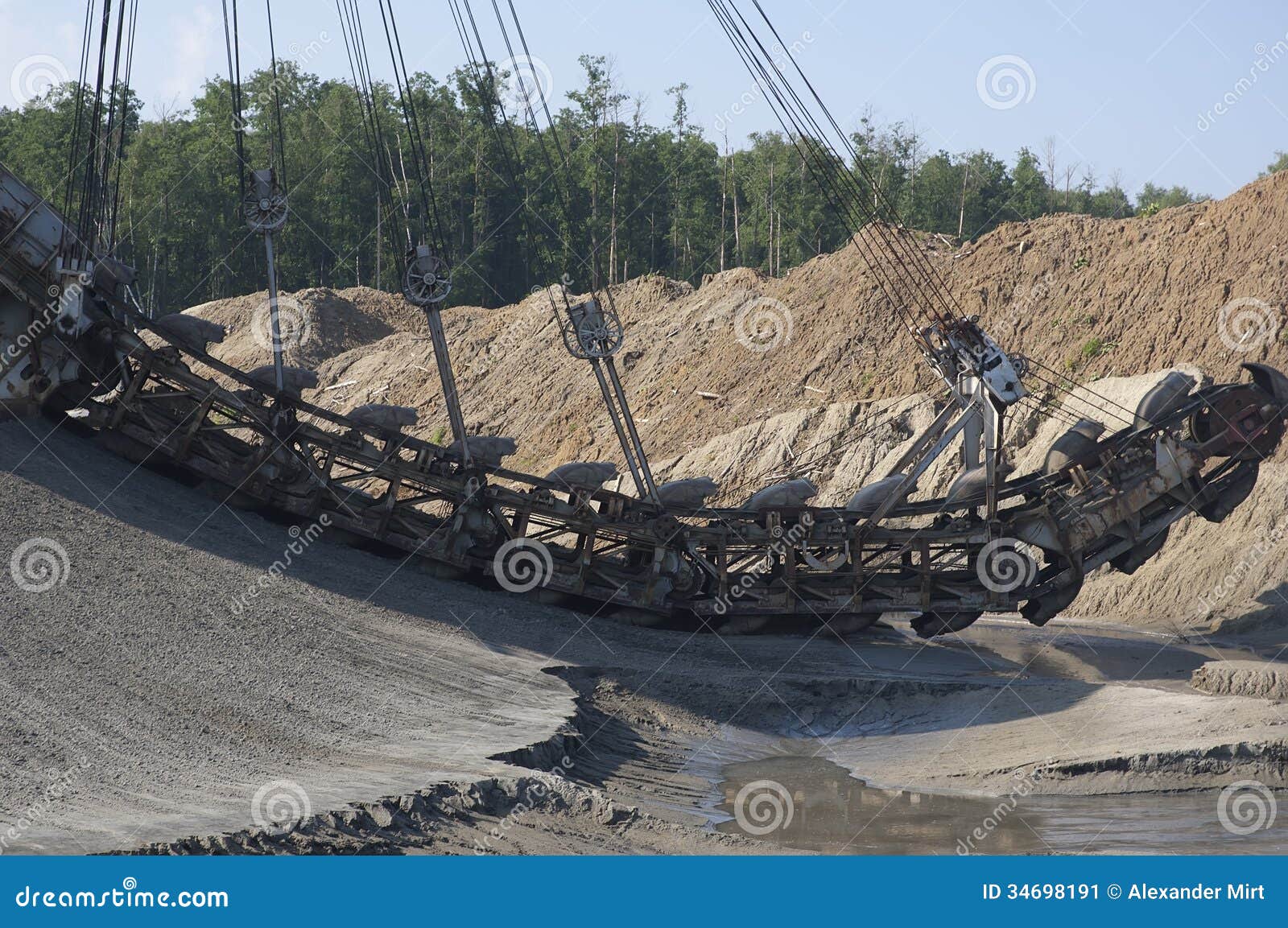 Mining machine stock image. Image of desktop, equipment - 34698191