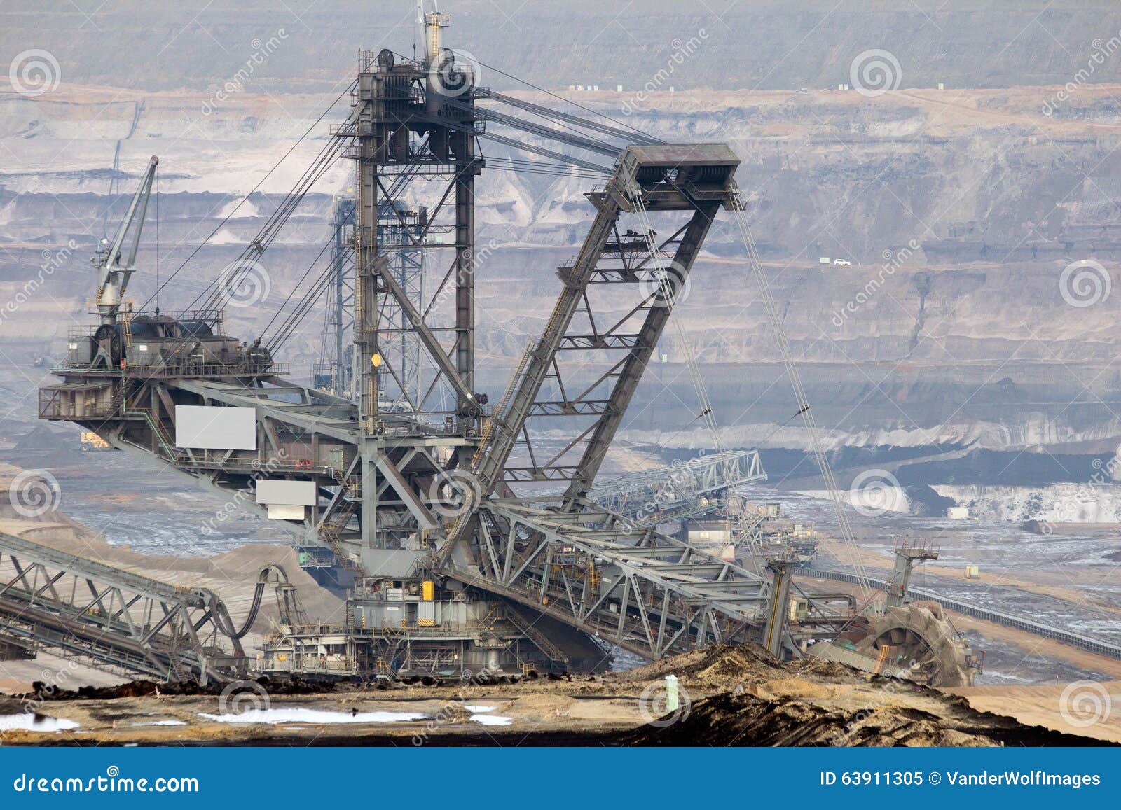 Mining machine stock image. Image of iron, excavation - 63911305