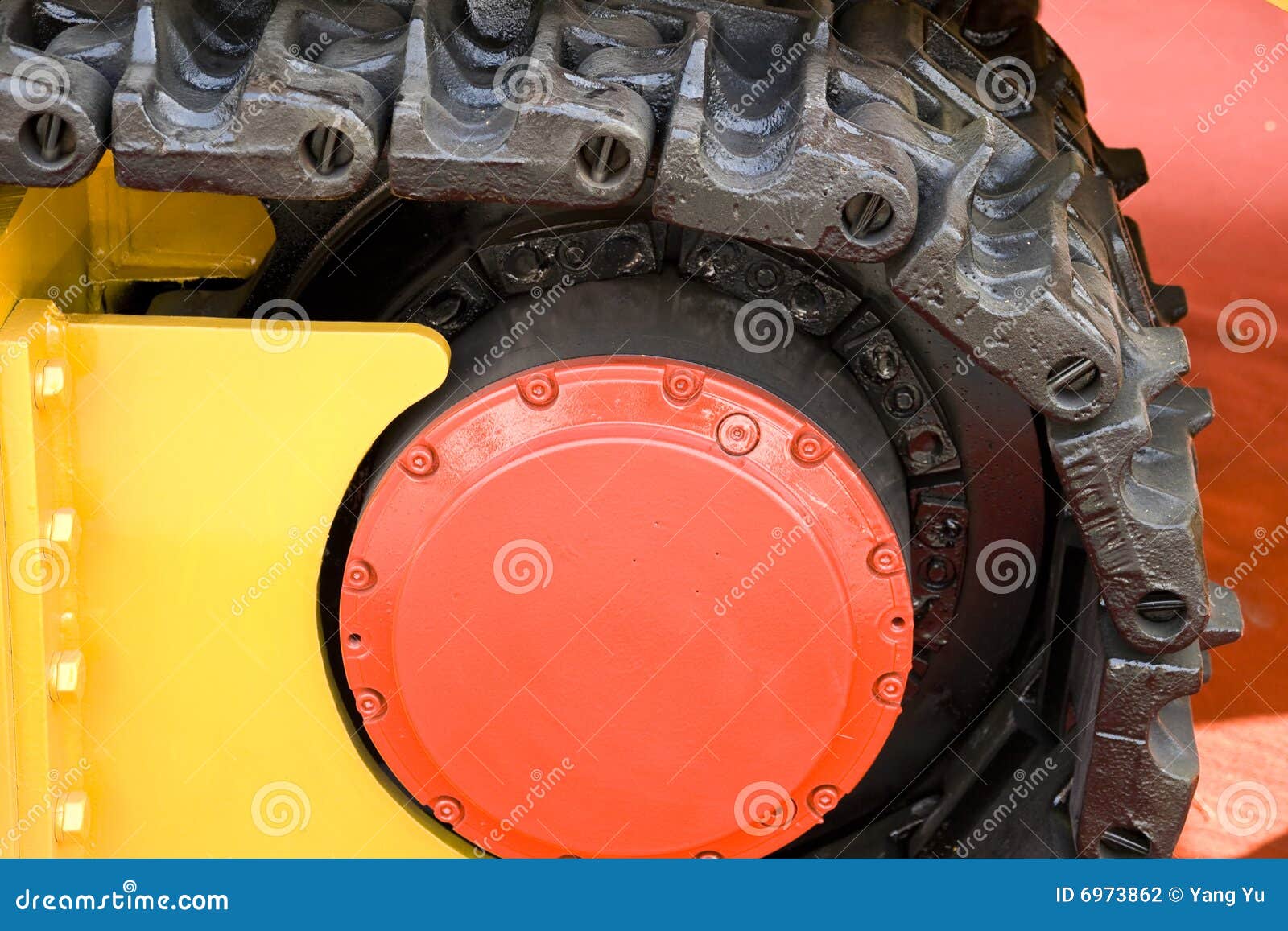 Mining machine track stock photo. Image of transportation - 6973862