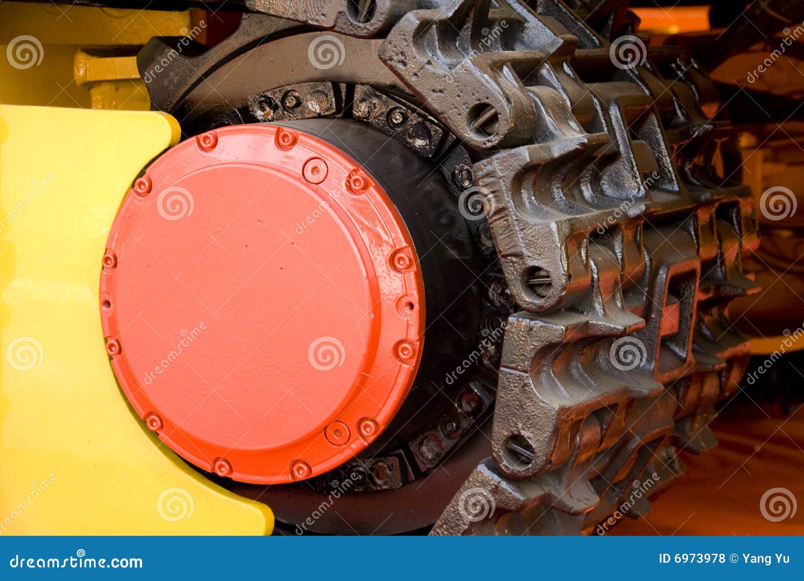 Mining machine track stock photo. Image of caterpillar - 6973978