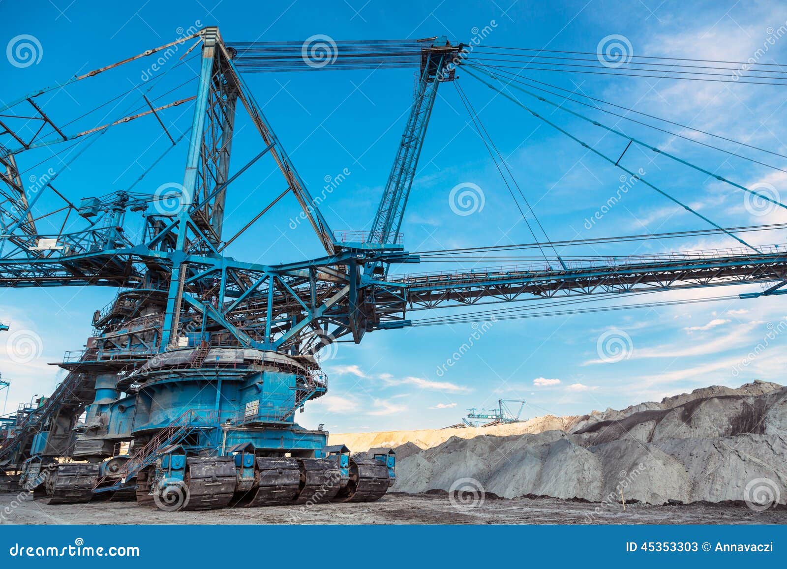 Mining Machinery in the Mine Stock Image - Image of machine, energy ...