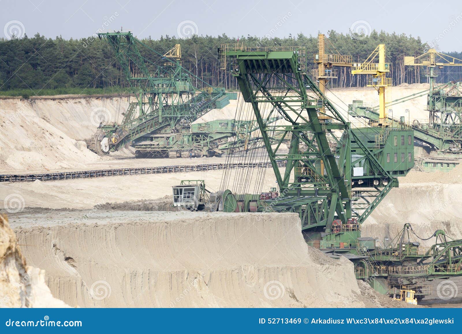 Mining machinery stock image. Image of power, nature - 52713469