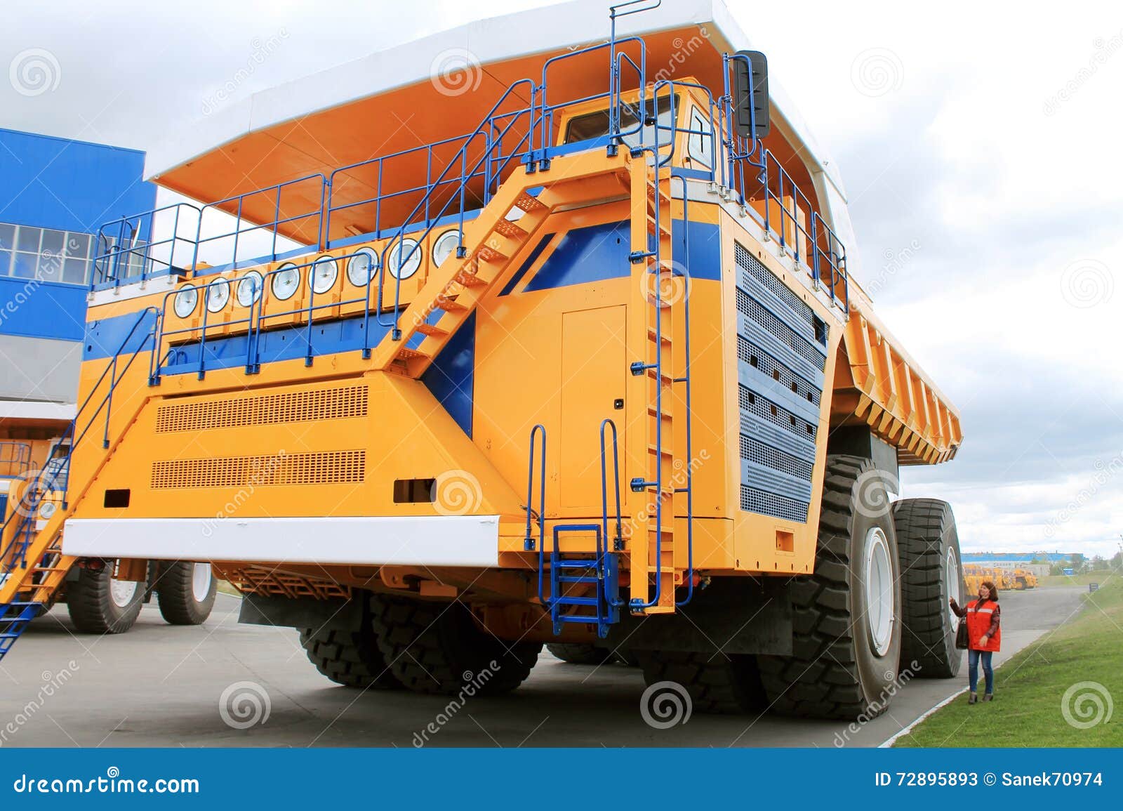 Mining machinery stock image. Image of clouds, large - 72895893