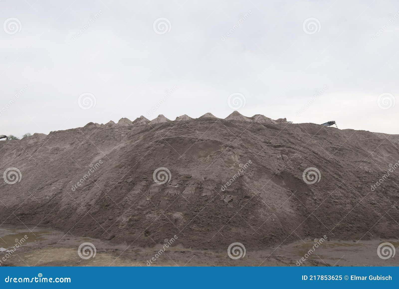 Mining of the Natural Resource Sand Stock Image - Image of ...