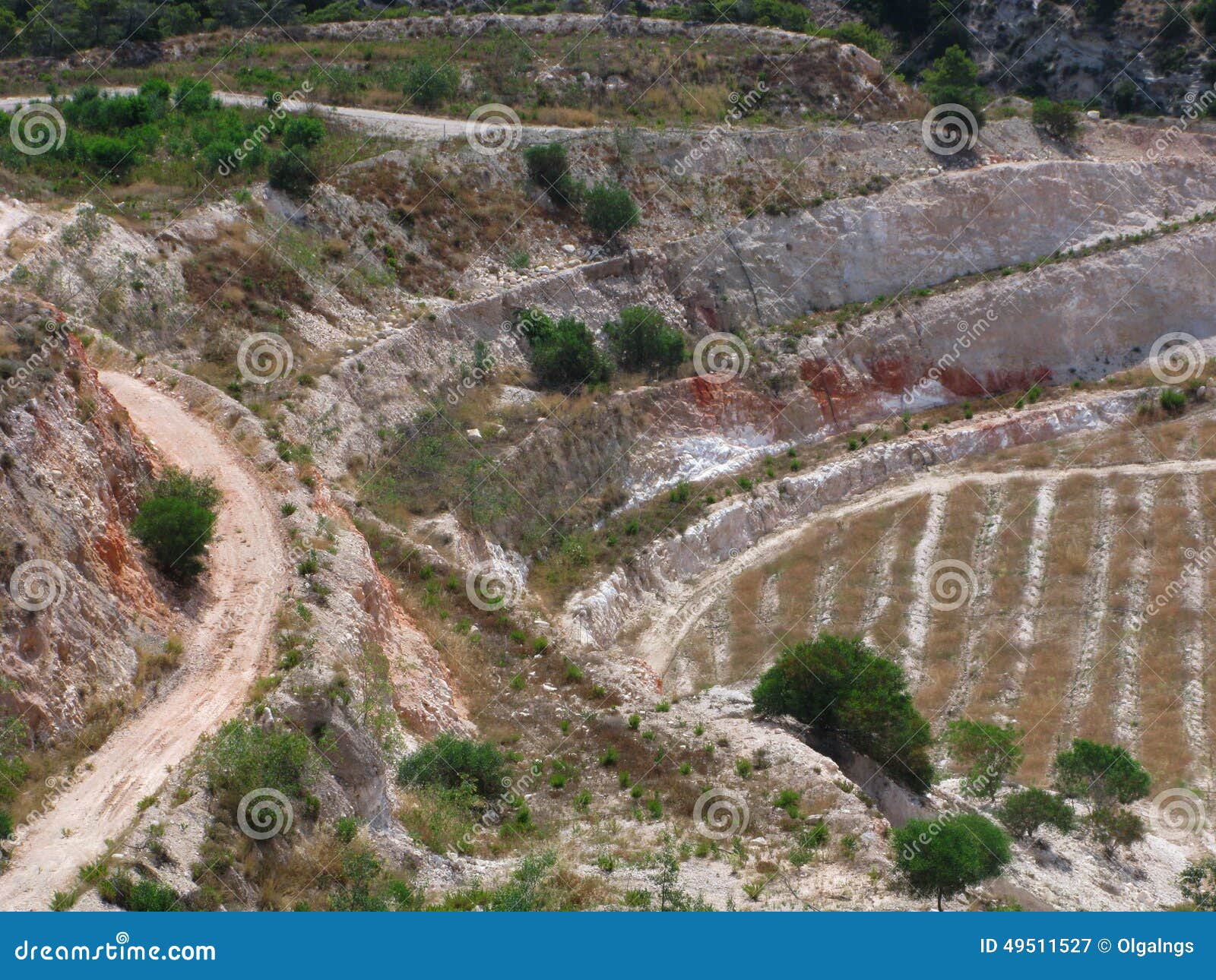 Mining perlite stock image. Image of nature, mining, ground - 49511527