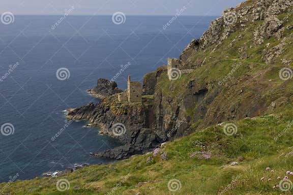 Mining of Poldark stock image. Image of landscape, england - 107506211