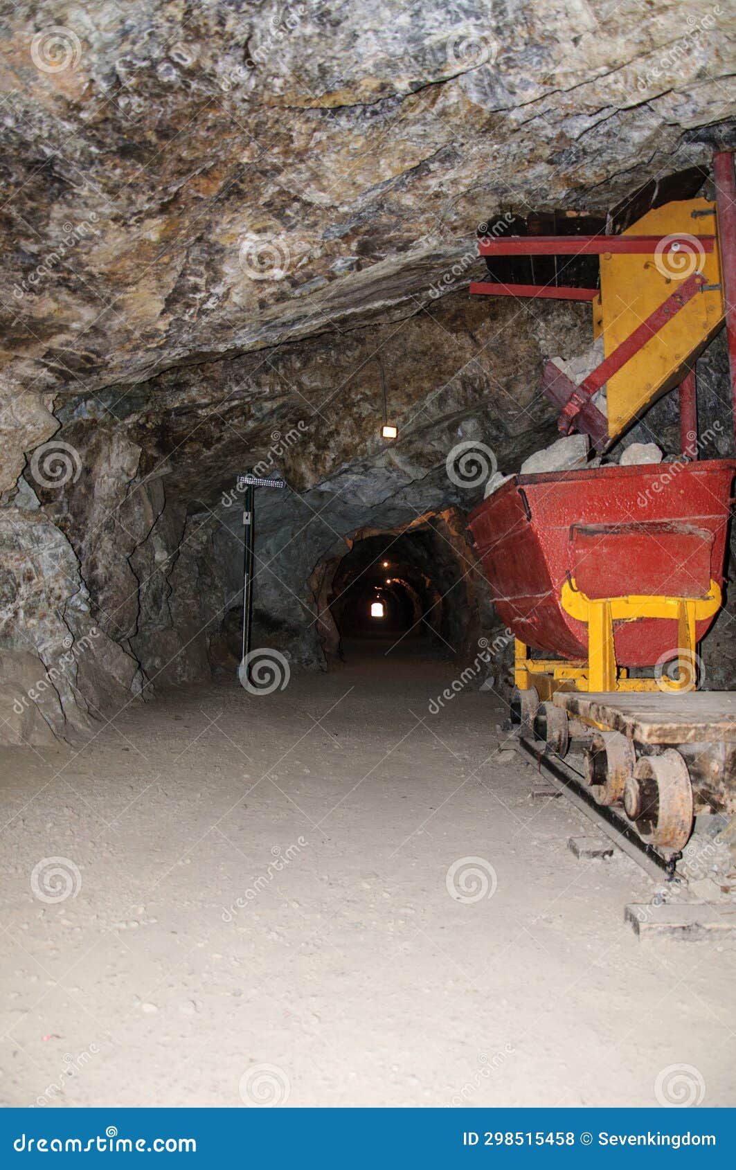 Mining Process Deep Underground Stock Photo - Image of gold, 19th ...
